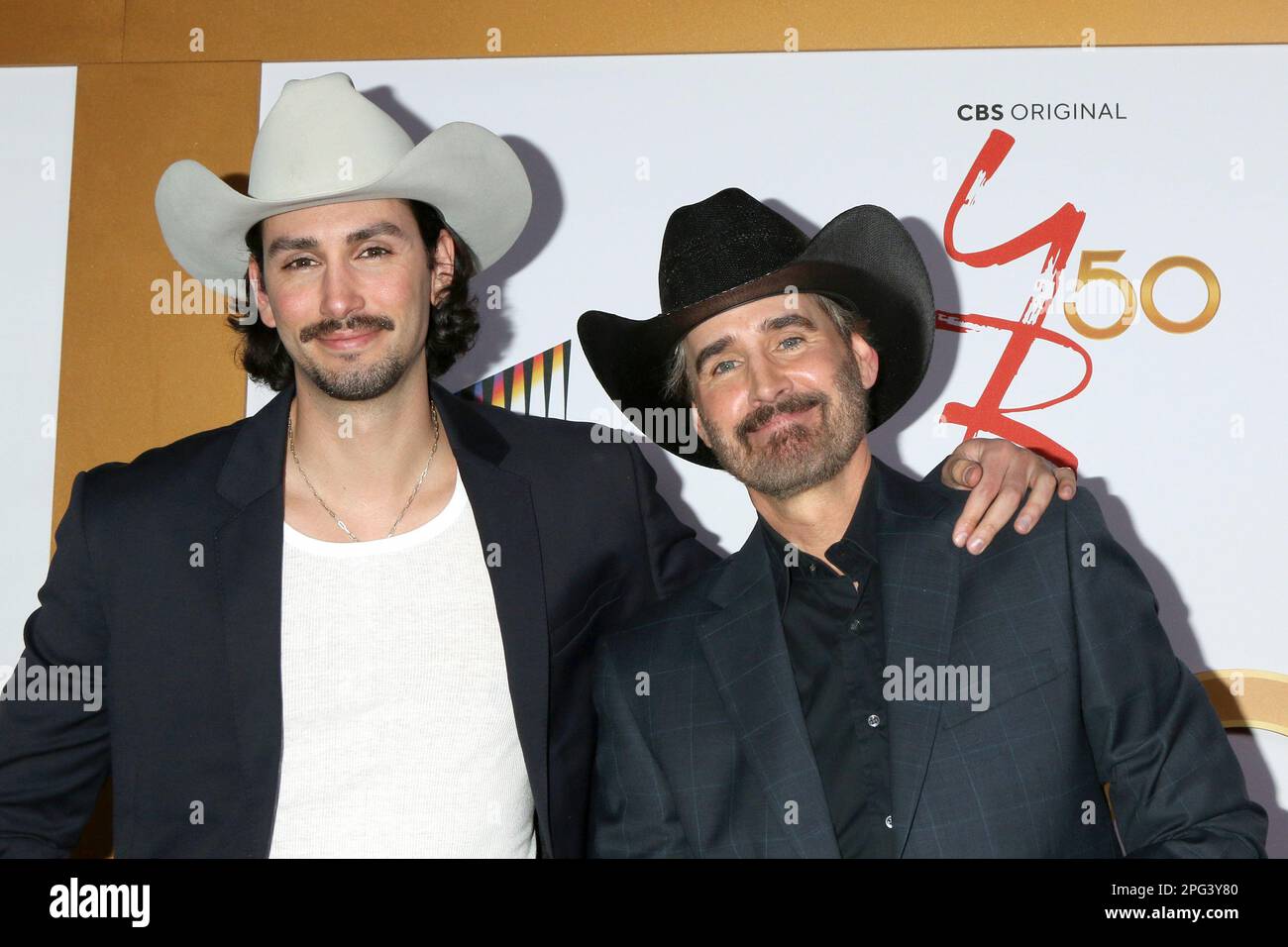LOS ANGELES - MAR 17: J. Eddie Peck, son at the 50th Anniversary of The ...