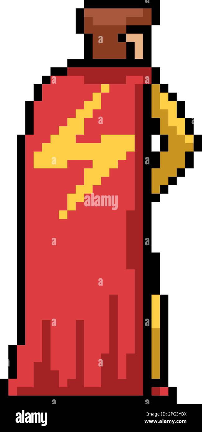 Pixel art hero Stock Vector Images - Alamy