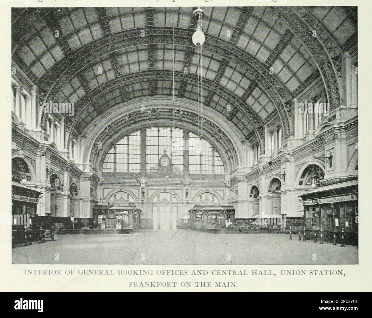 Interior of General Booking Offices and Central Hall, Union Station ...