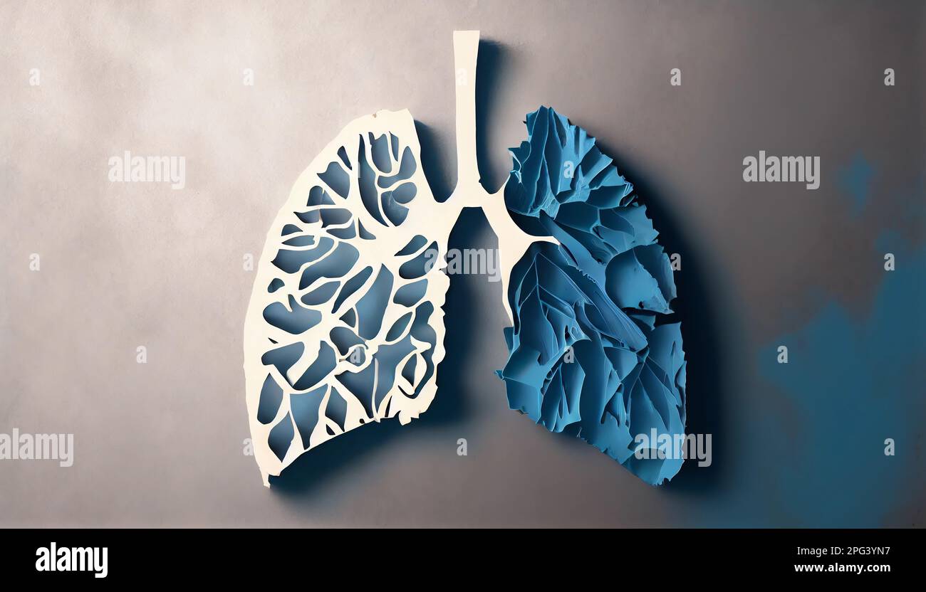Lung with bronchopneumonia hi-res stock photography and images - Alamy