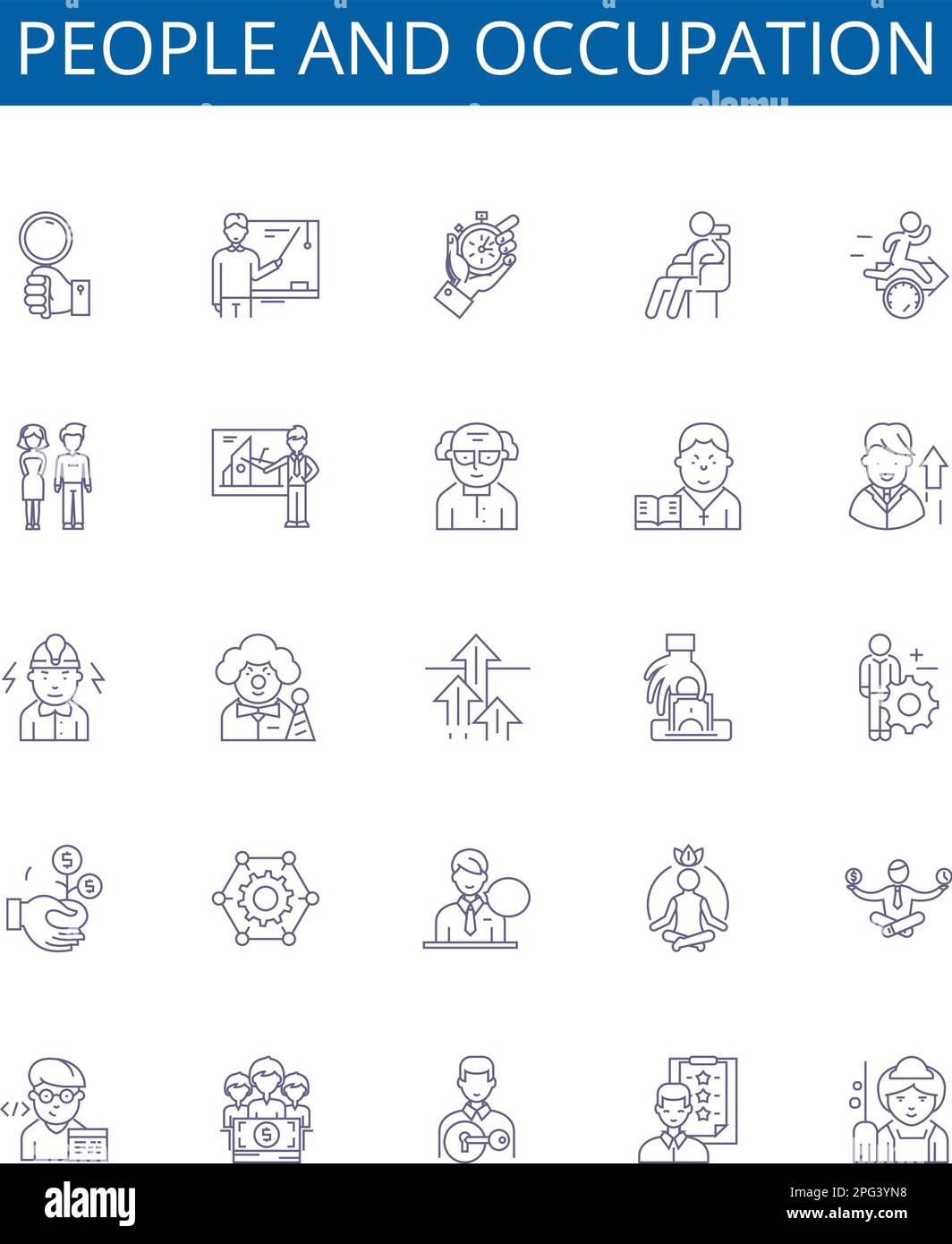 Clerical occupation Stock Vector Images - Alamy