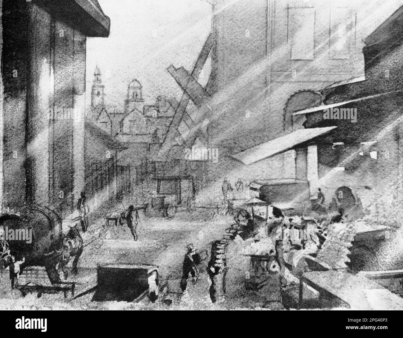 Concept Art / Set Design by Art Director LAURENCE IRVING for the film ...