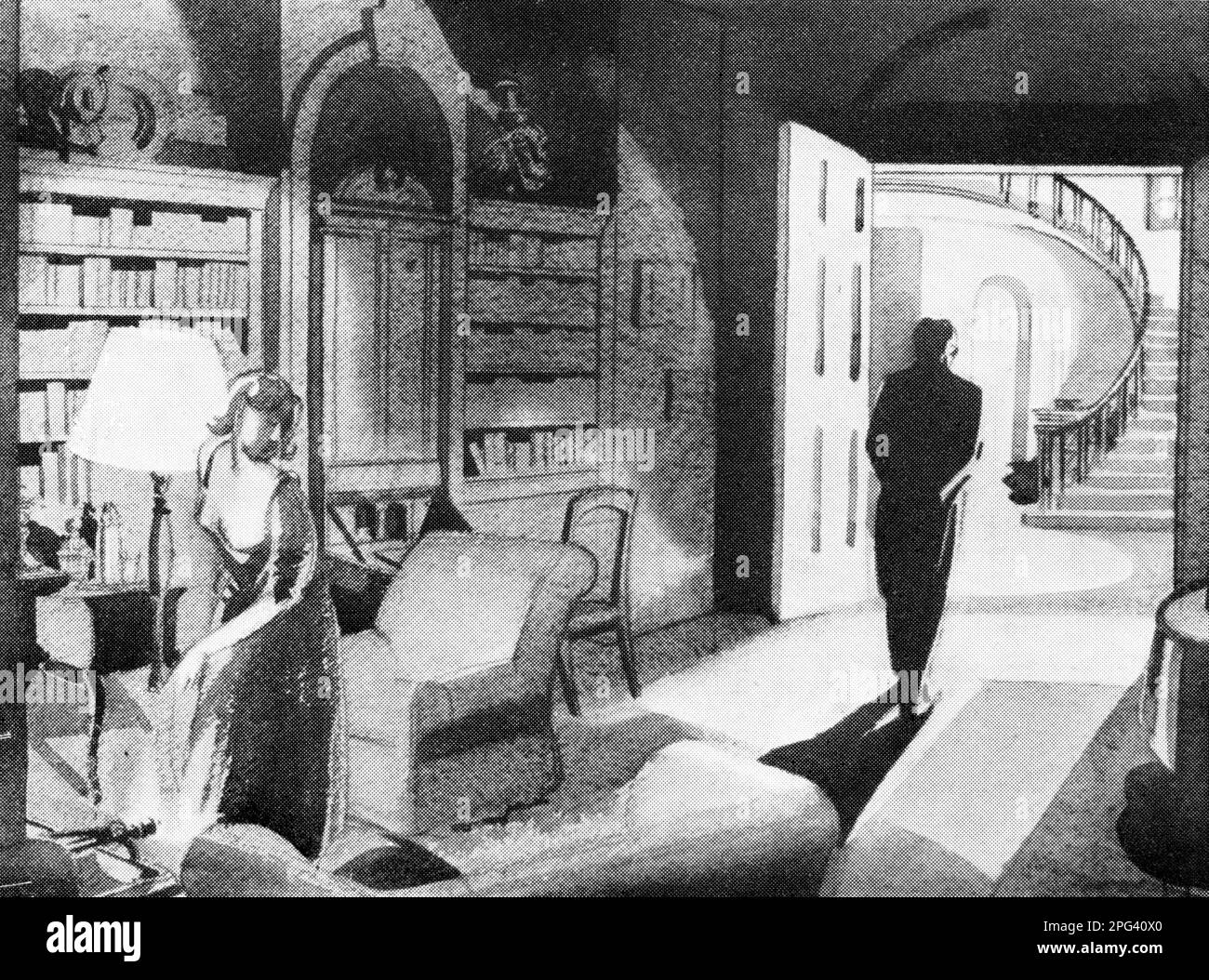 Concept Art / Set Design by Art Director LAURENCE IRVING for the film ...