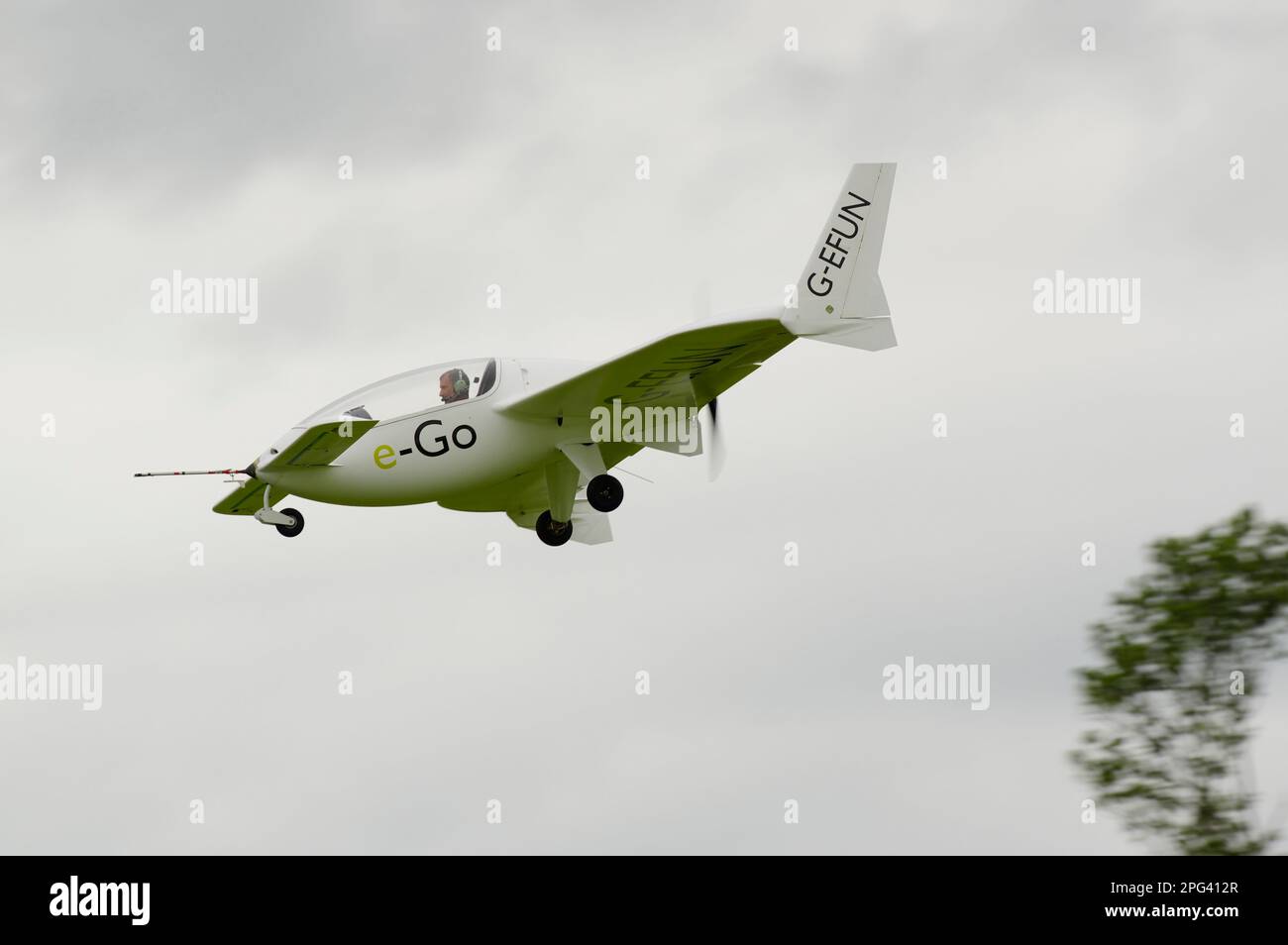 e-Go Light Aircraft Prototype G-EFUN at Shuttleworth Collection Air ...
