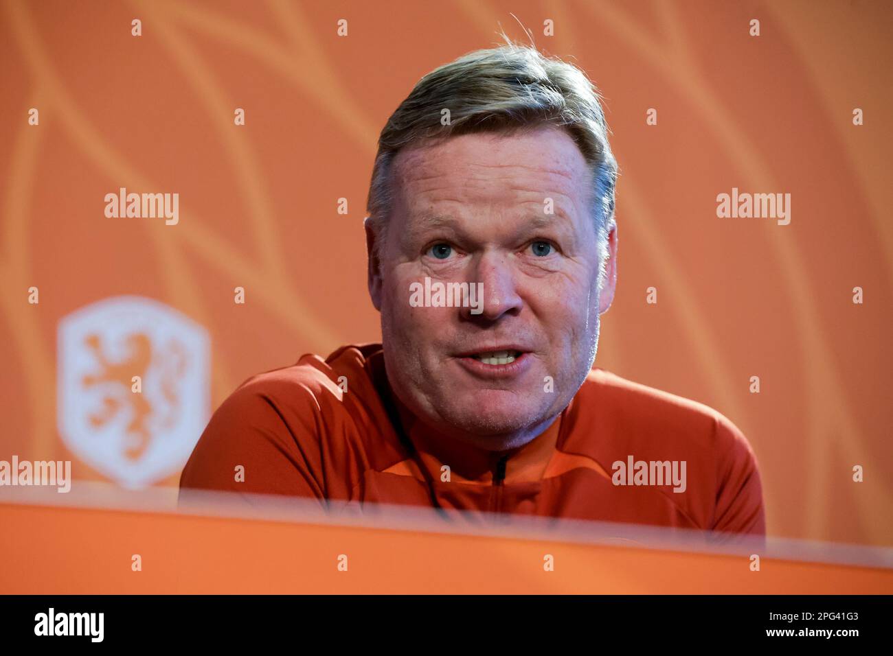 ZEIST, NETHERLANDS - MARCH 20: Coach Ronald Koeman of the Netherlands ...