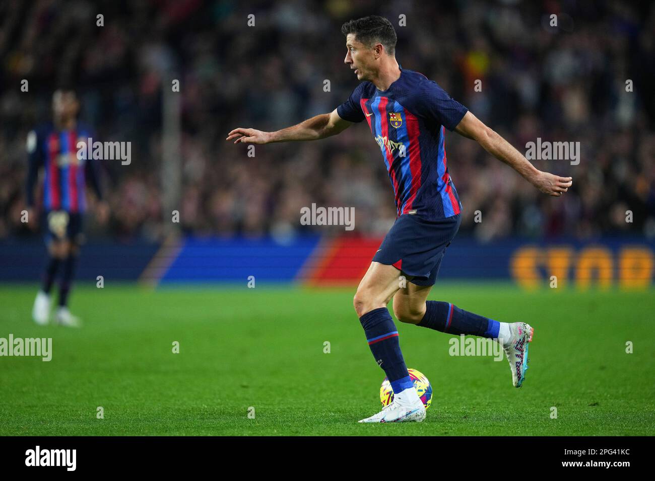 Robert Lewandowski of FC Barcelona during the La Liga match between FC ...