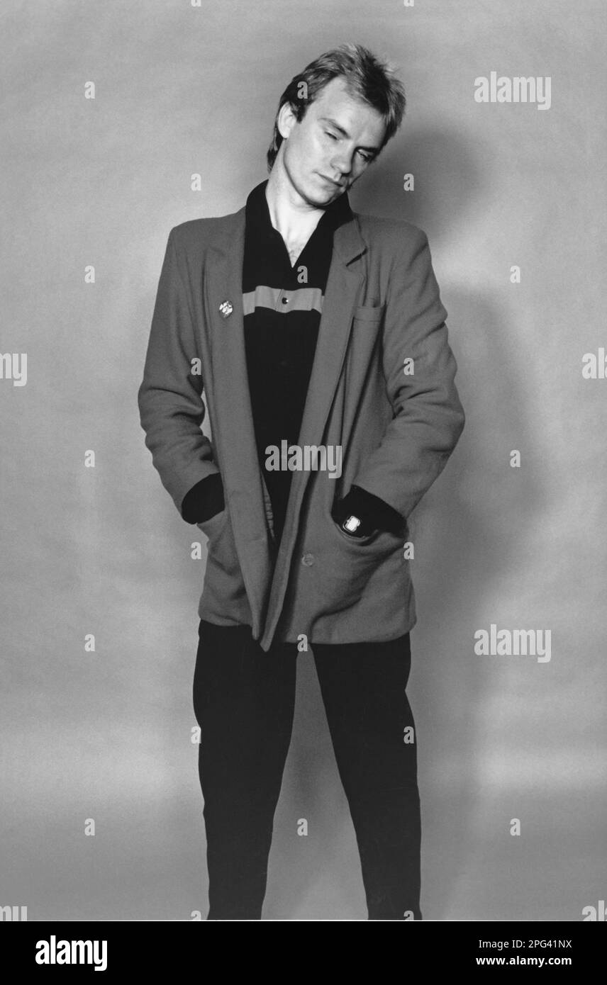 British musician and actor Sting Stock Photo - Alamy