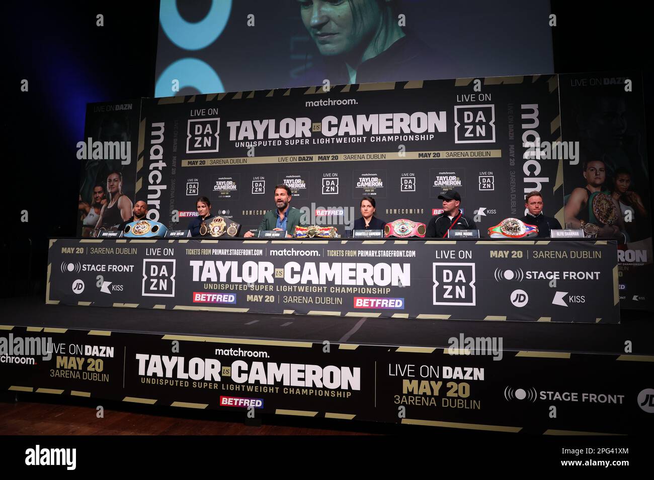 Ross Enamait, Katie Taylor, Eddie Hearn, Chantelle Cameron, Jamie Moore ...