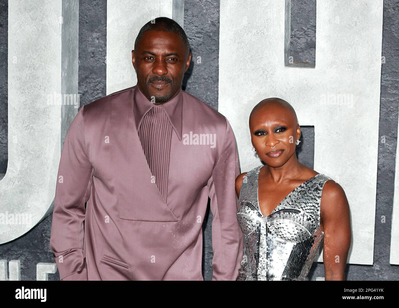 London, UK. 01st Mar, 2023. Idris Elba and Cynthia Erivo attend the ...