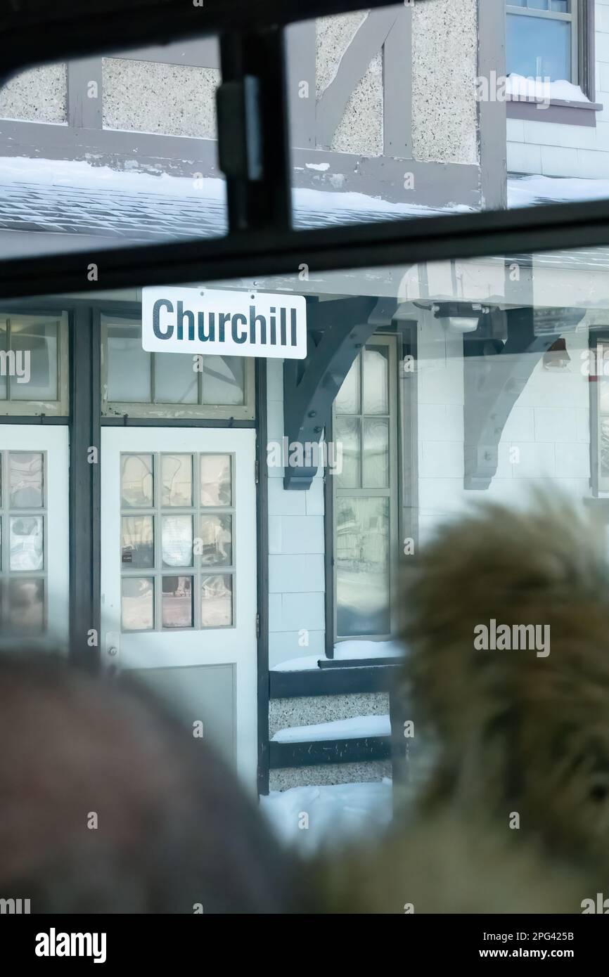 Churchill train station hi-res stock photography and images - Alamy