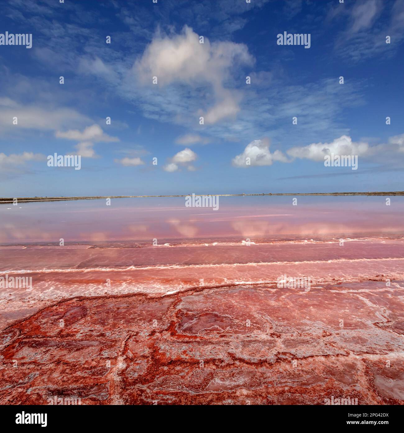 Walvis Bay salt Works near Walvis Bay. The salt field operation at ...