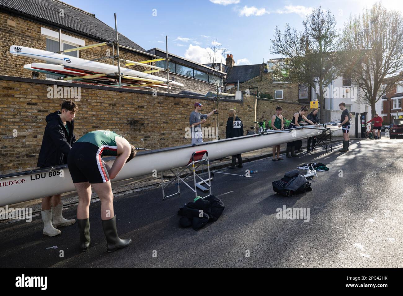 The Head of the River Race, against-the-clock rowing race held annually ...