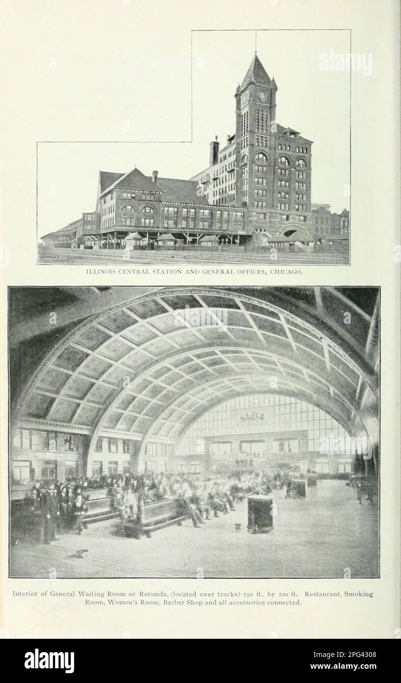 Illinois Central Station and General Offices, Chicago from the Article ...