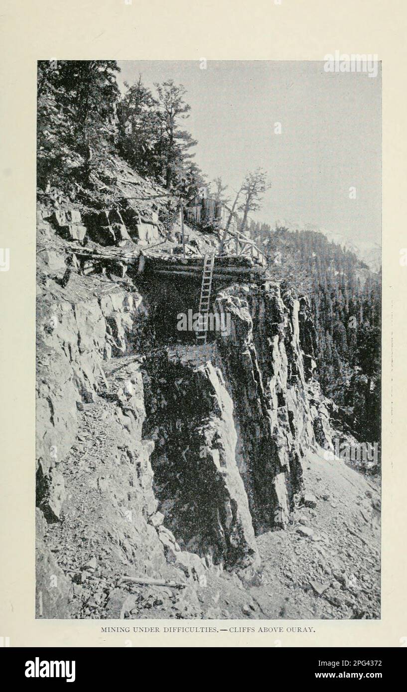 Usa colorado ouray historic mining hi-res stock photography and images ...