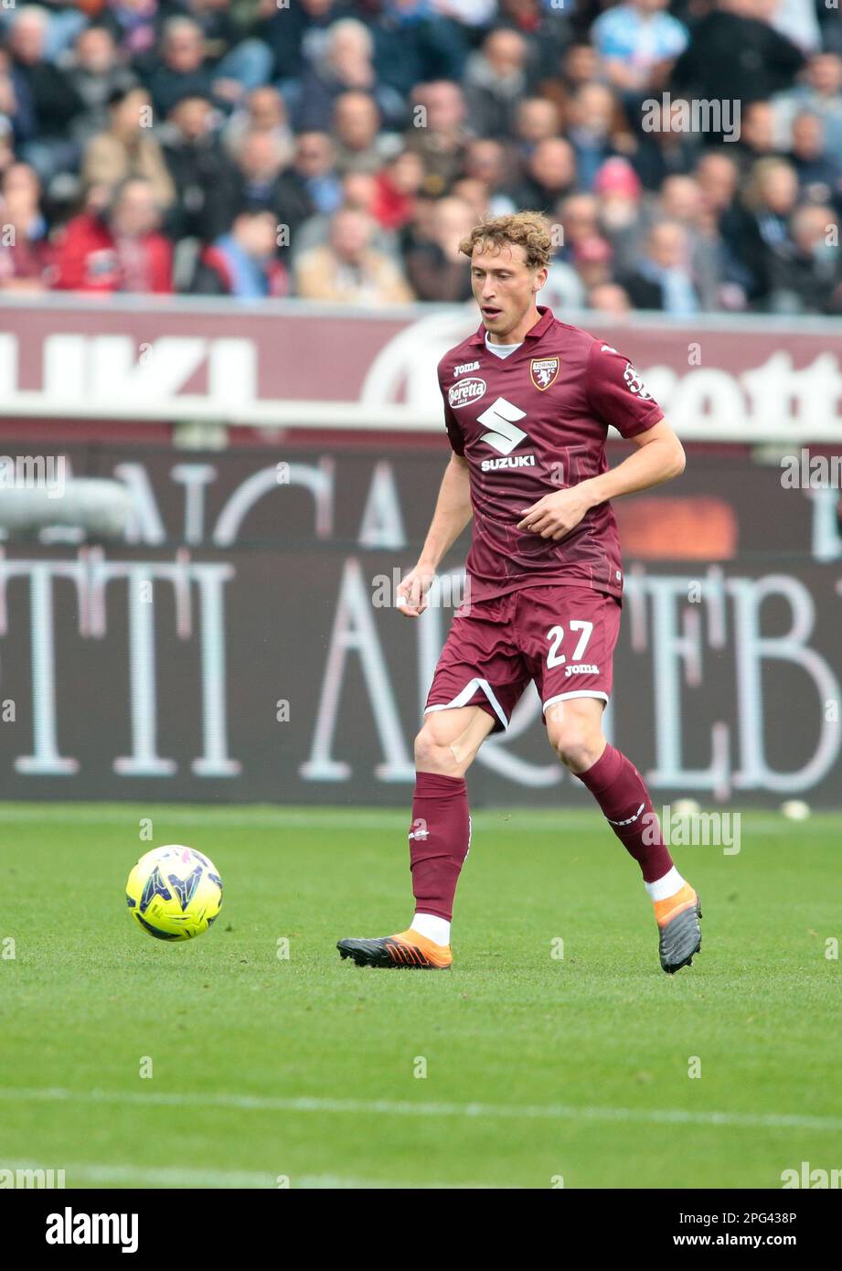 Mergim Vojvoda of Torino FC during the Italian Serie A football match ...