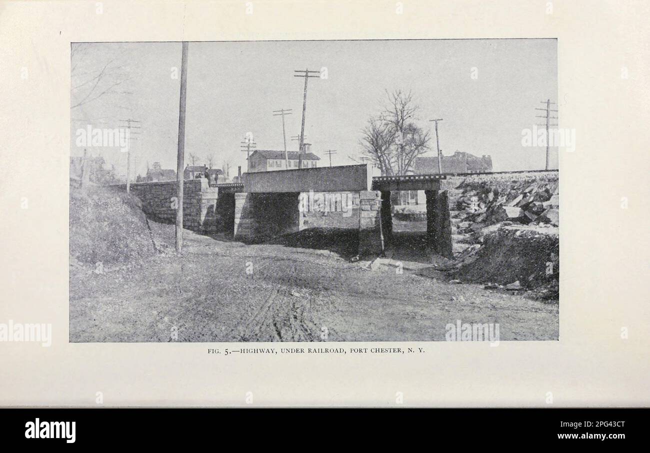 Highway under railroad Bridge Port Chester NY from the Article THE ...