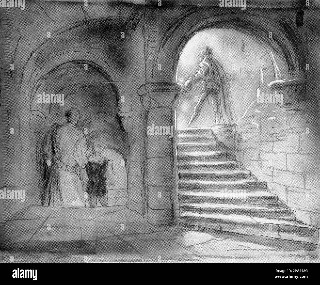 Concept Art / Set Design by Art Director ROGER FURSE for the film ...