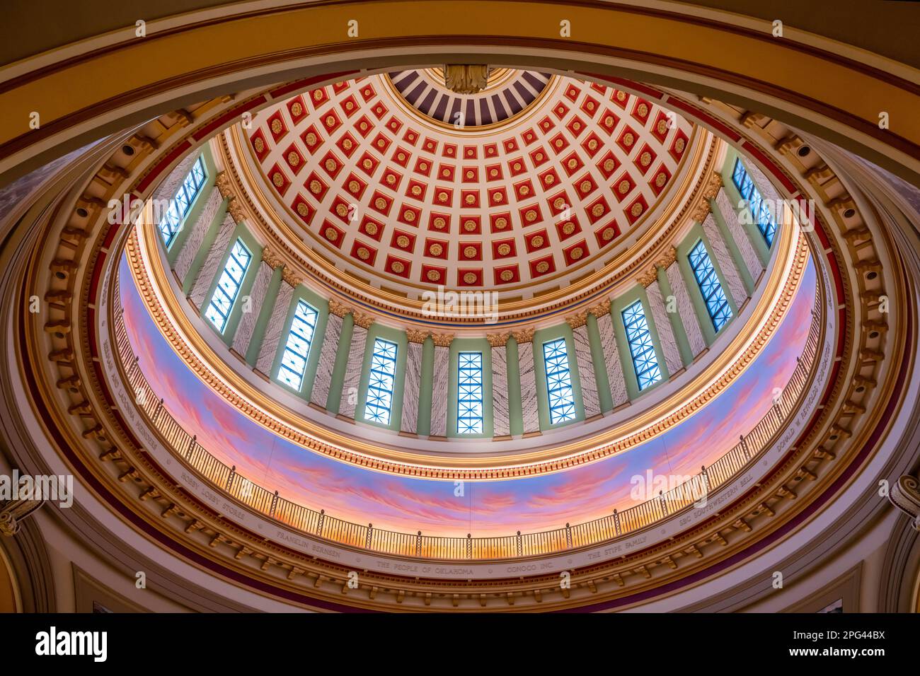 Oklahoma City, OK, USA - Sept 16, 2022: The large hallways of the ...