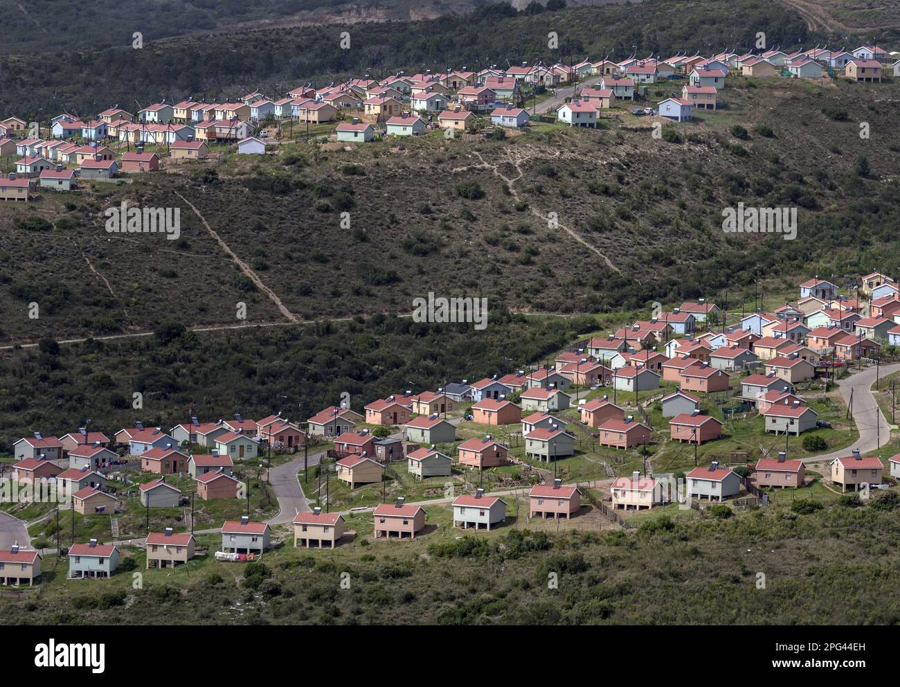 A new low-cost government housing project ( RDP Housing = Reconsruction ...