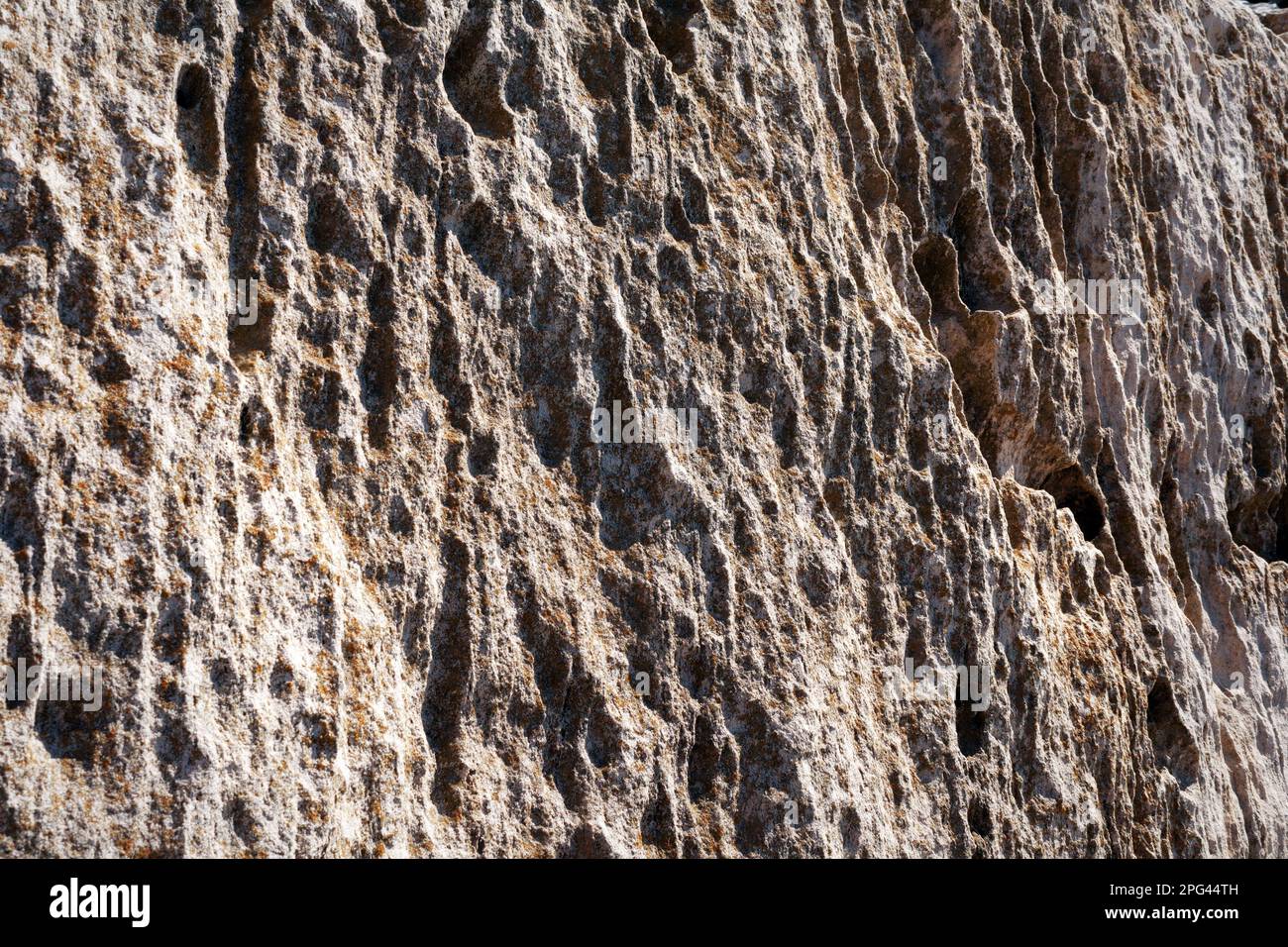 Surface sandy rock. Rocky shore of the Caspian Sea Stock Photo - Alamy