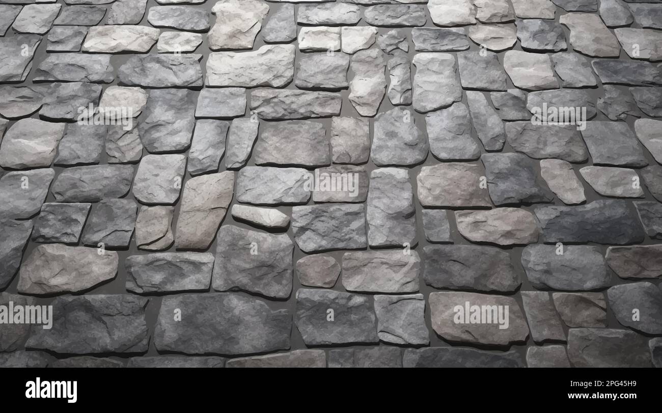 Gray stones background. Stone texture vector illustratoin Stock Vector ...