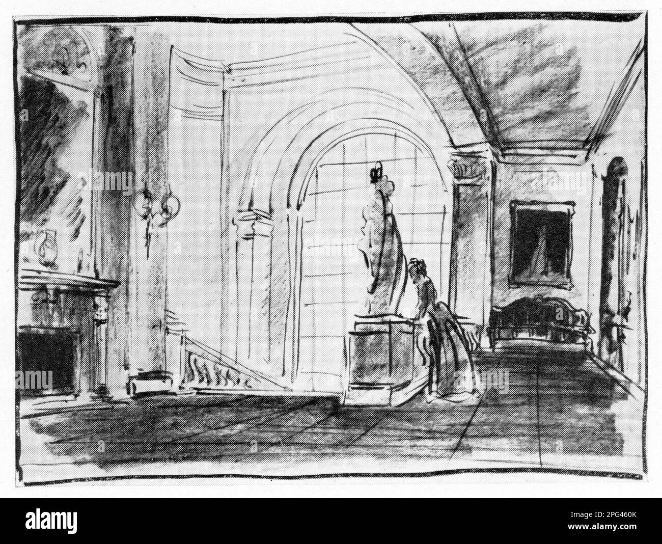 Concept Art / Set Design by Art Director ANDRE ANDREJEW for the film ...