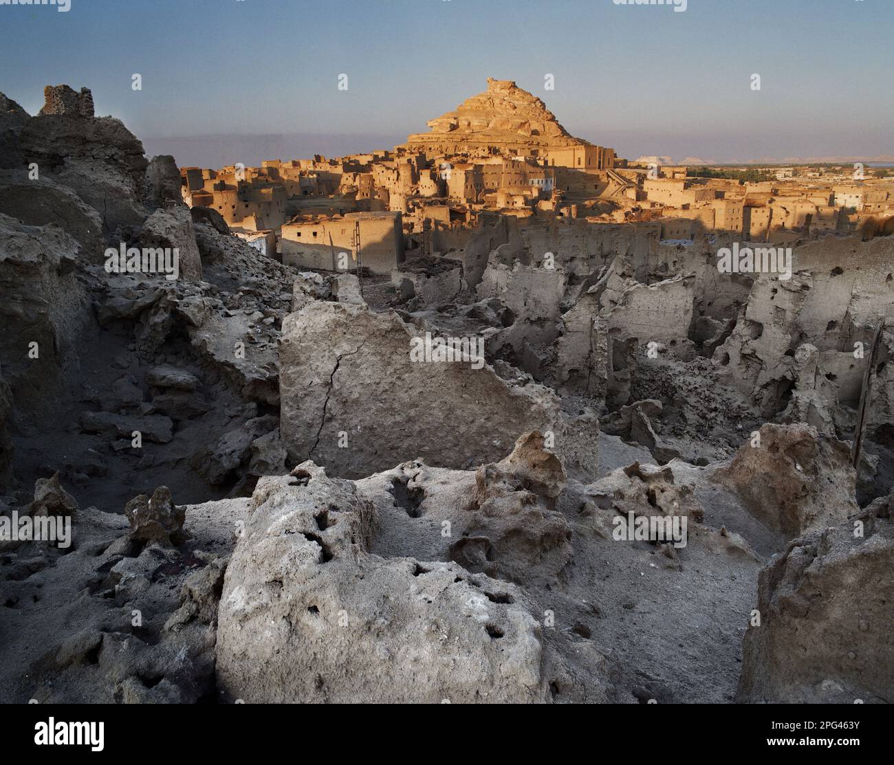 The Mud City of Shali at the Siwa Oasis in Egypt's Western Desert Stock ...