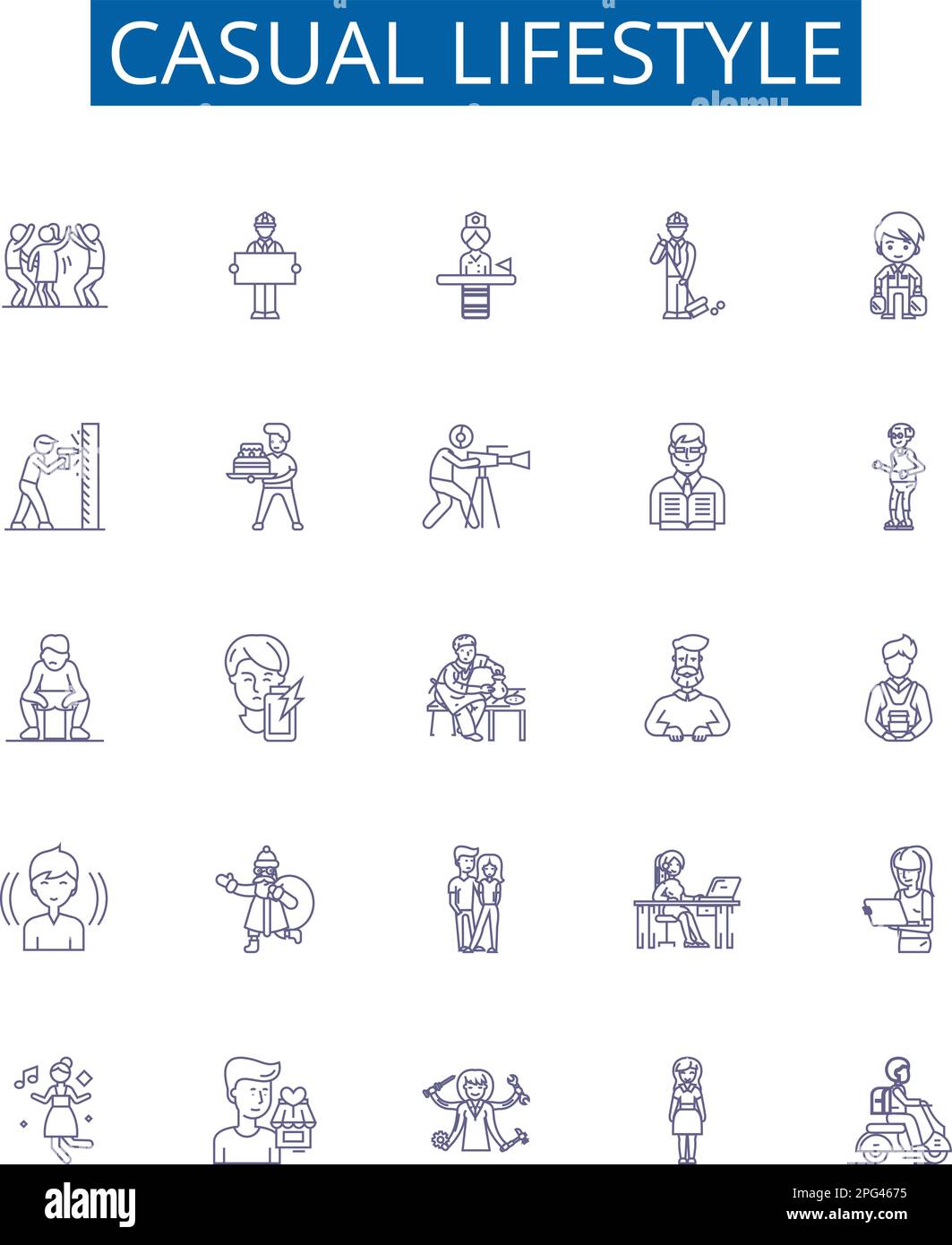 Leisured Stock Vector Images - Alamy