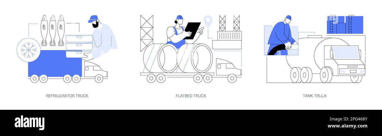 Ground transport abstract concept vector illustrations Stock Vector ...