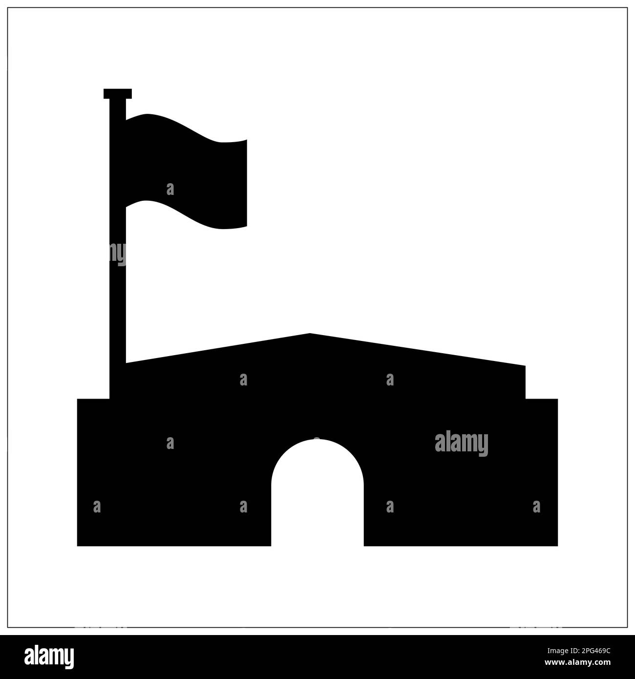 ISO 7001 embassy sign Stock Photo - Alamy