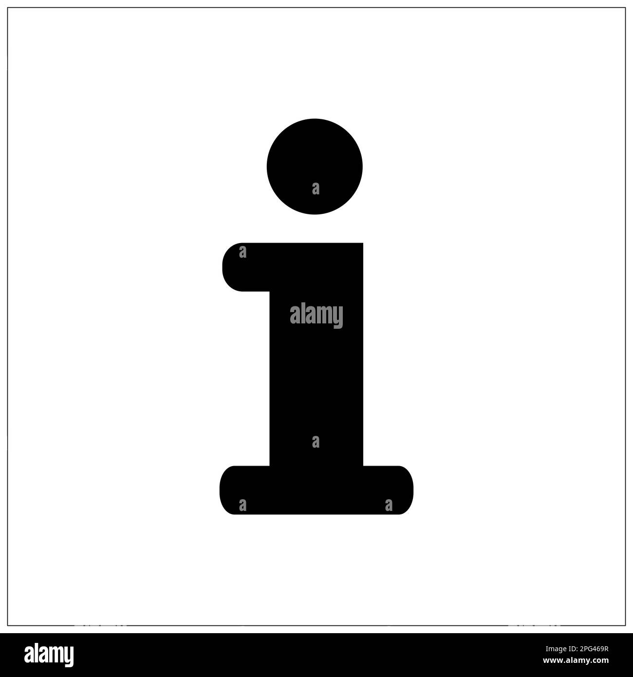 ISO 7001 information sign Stock Photo - Alamy