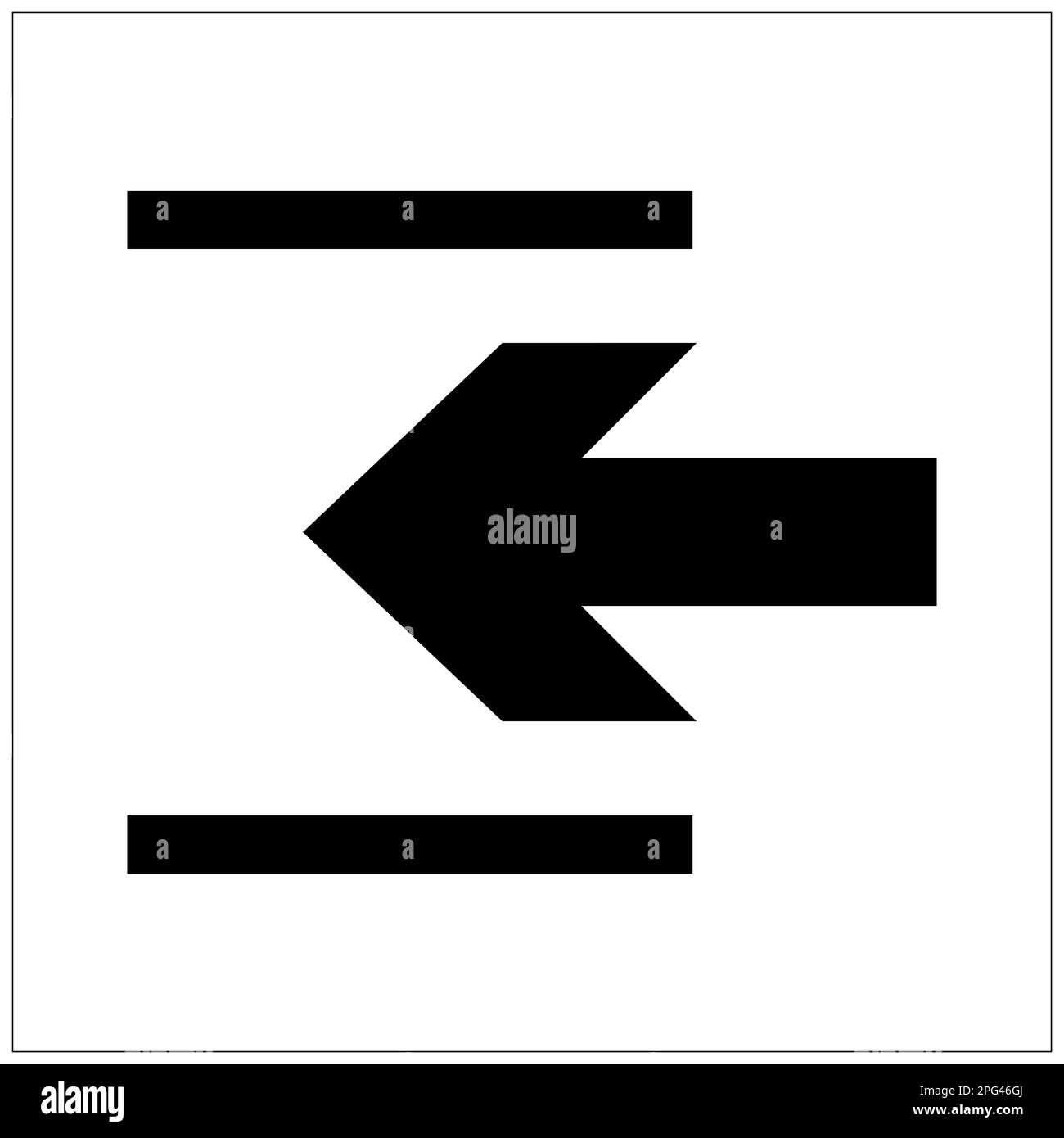 ISO 7001 entrance sign Stock Photo - Alamy