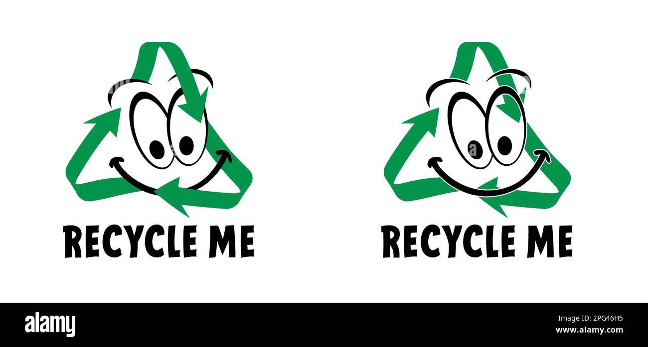 Recycle me. Global day of recycling or America recycles day. Recycling ...