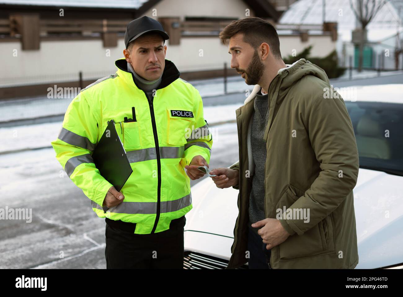 Man driver police officer hi-res stock photography and images - Alamy