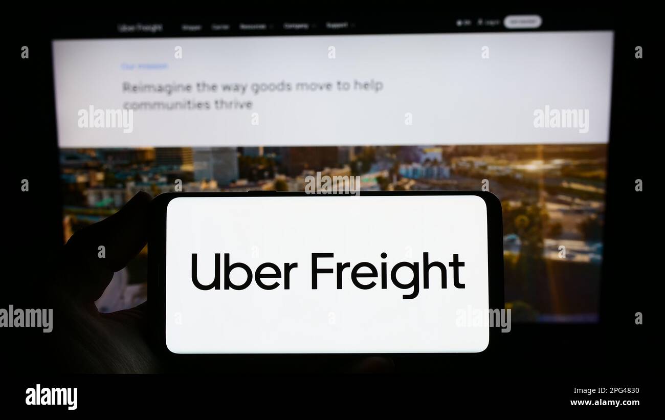 Uber freight logo hi-res stock photography and images - Alamy