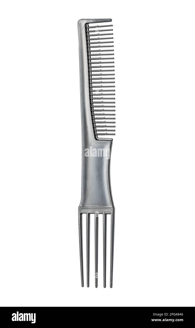 Plastic Comb For Forming Hair Isolated Stock Photo - Alamy
