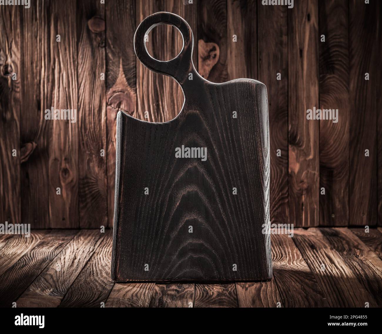 Hard Burned Ash Tree Vintage Wooden Chopping Board Stock Photo - Alamy