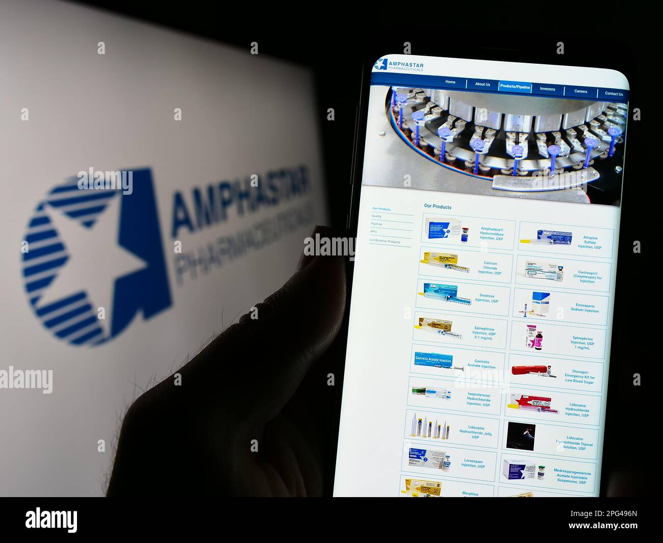 Amphastar logo hi-res stock photography and images - Alamy
