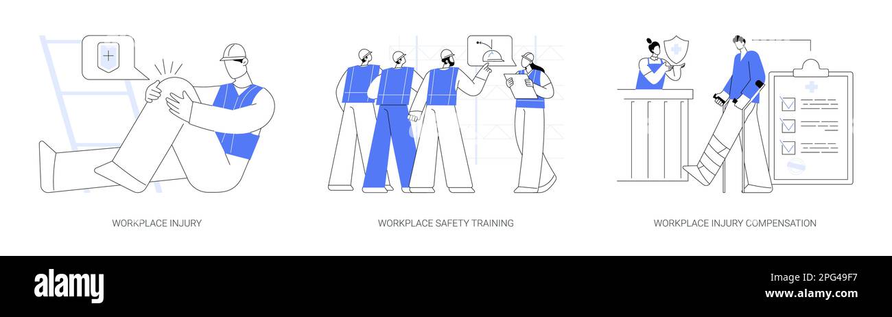 Occupational health abstract concept vector illustrations Stock Vector ...