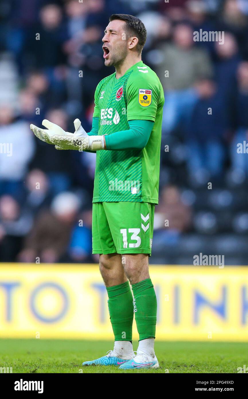 Fleetwood Town goalkeeper Jay Lynch during the Sky Bet League One match ...