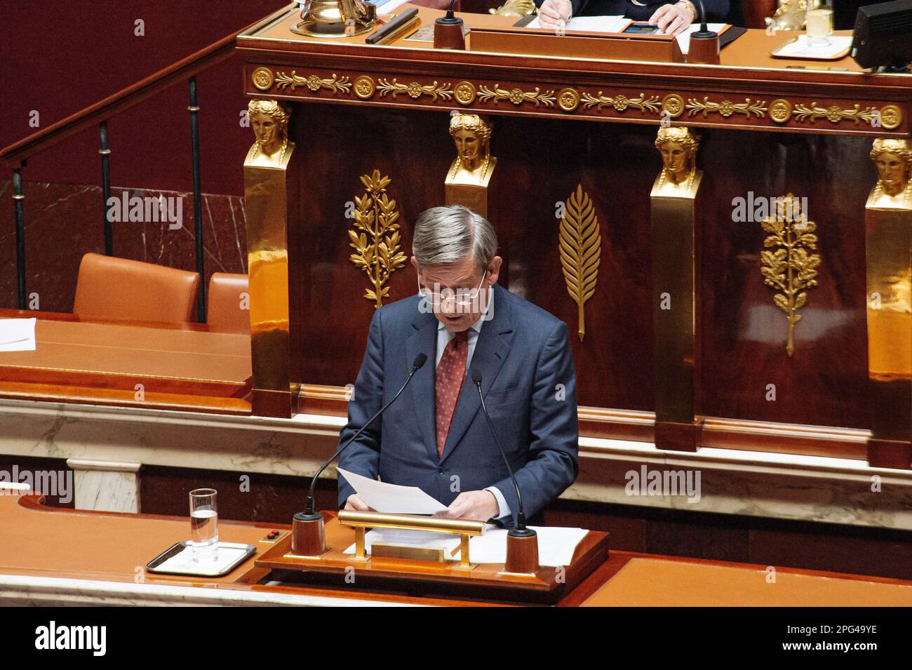 Louis Witter / Le Pictorium - Motion of Censure in the Assembly against ...
