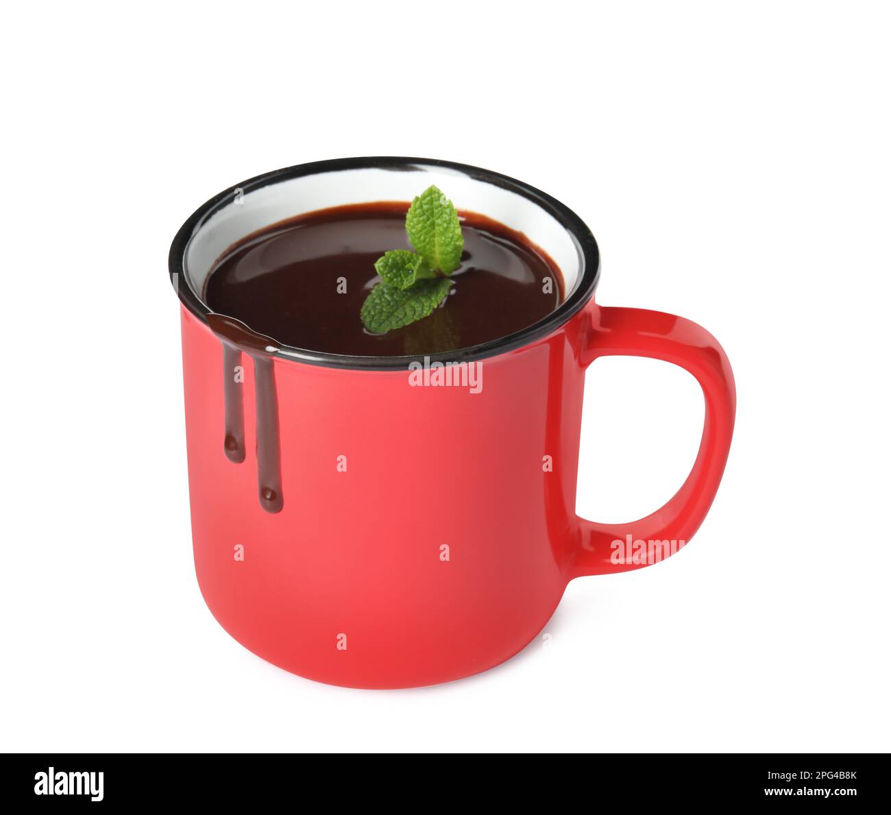 Hot chocolate mint leaves hi-res stock photography and images - Alamy