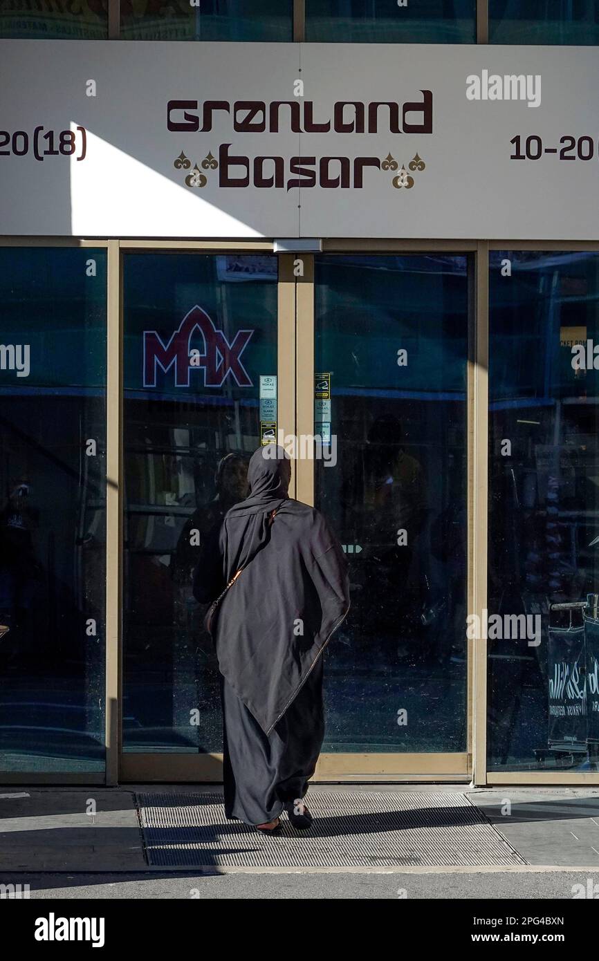 Norway, Oslo, Gronland district in central Oslo. The neighborhood ...