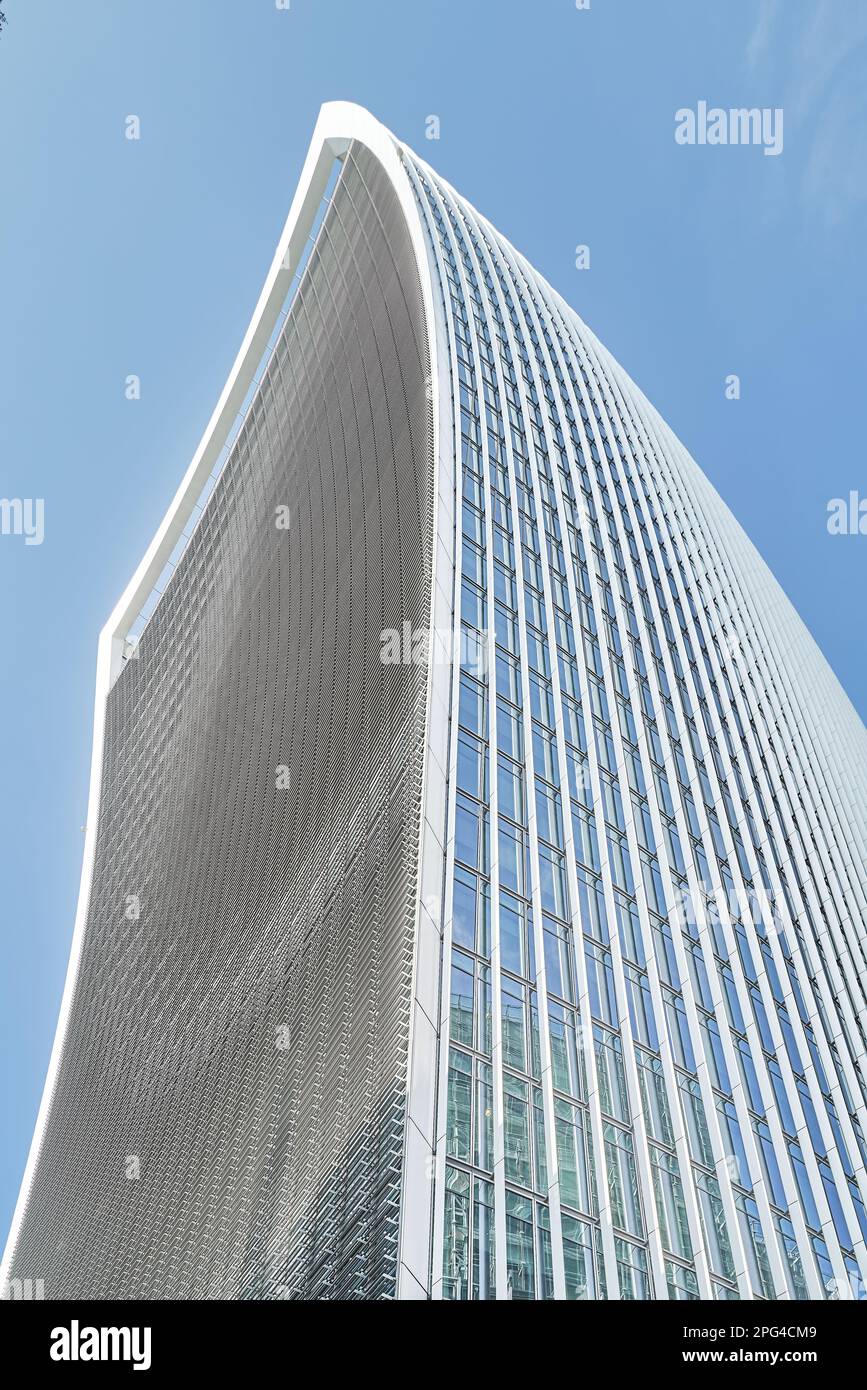 20 Fenchurch St, nicknamed the walkie talkie, among the City of London ...