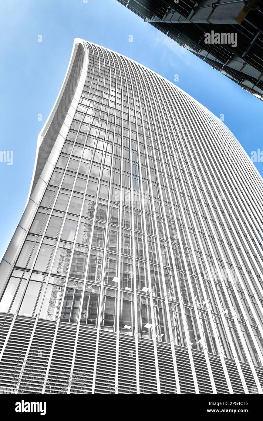 20 Fenchurch St, nicknamed the walkie talkie, among the City of London ...
