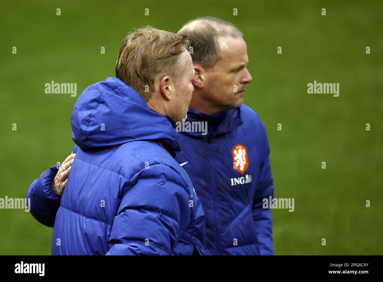 ZEIST - (lr) Holland coach Ronald Koeman, Holland assistant trainer ...