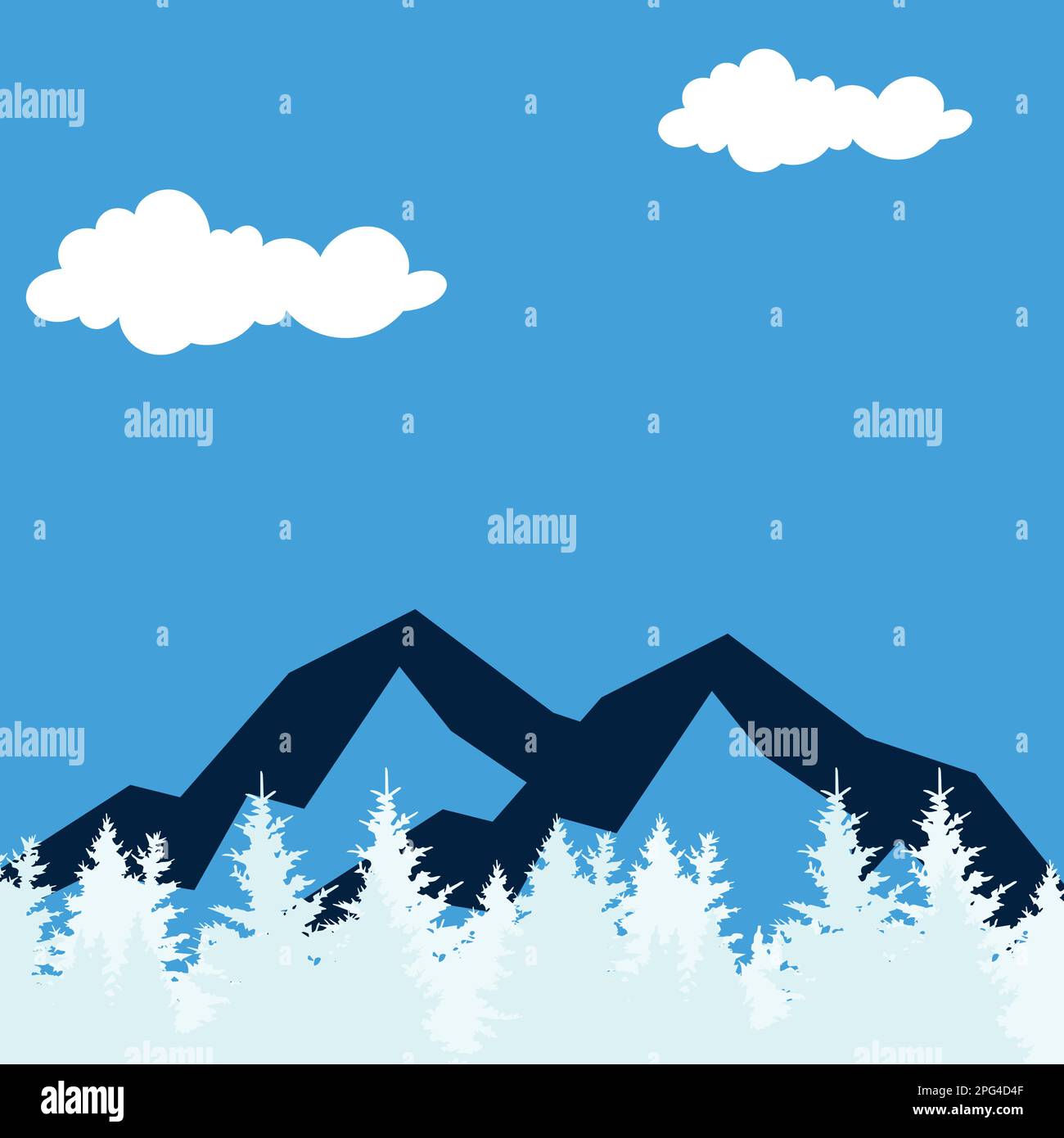 Beautiful rocky mountain peak Stock Vector Images - Alamy
