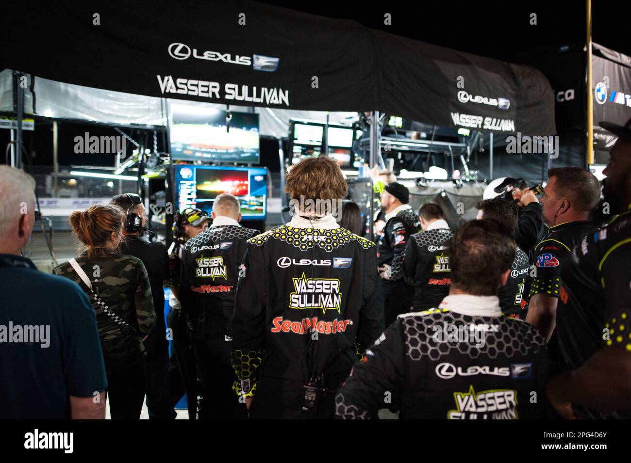 Team Vasser Sullivan, Lexus RC F GT3, during the Mobil 1 Twelve Hours ...