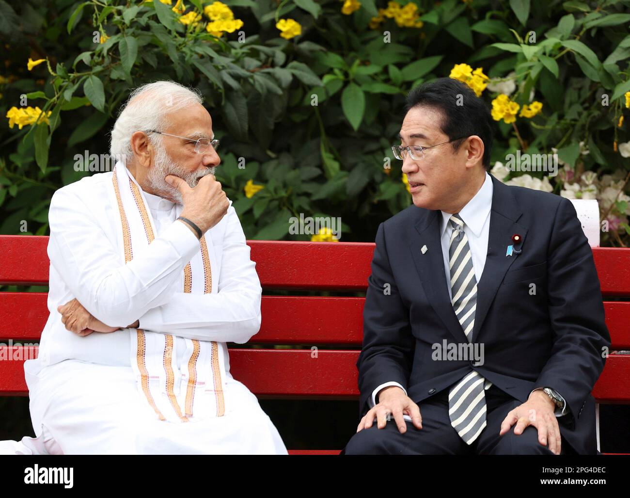 New Delhi, India. 20th Mar, 2023. Indian Prime Minister Narendra Modi ...