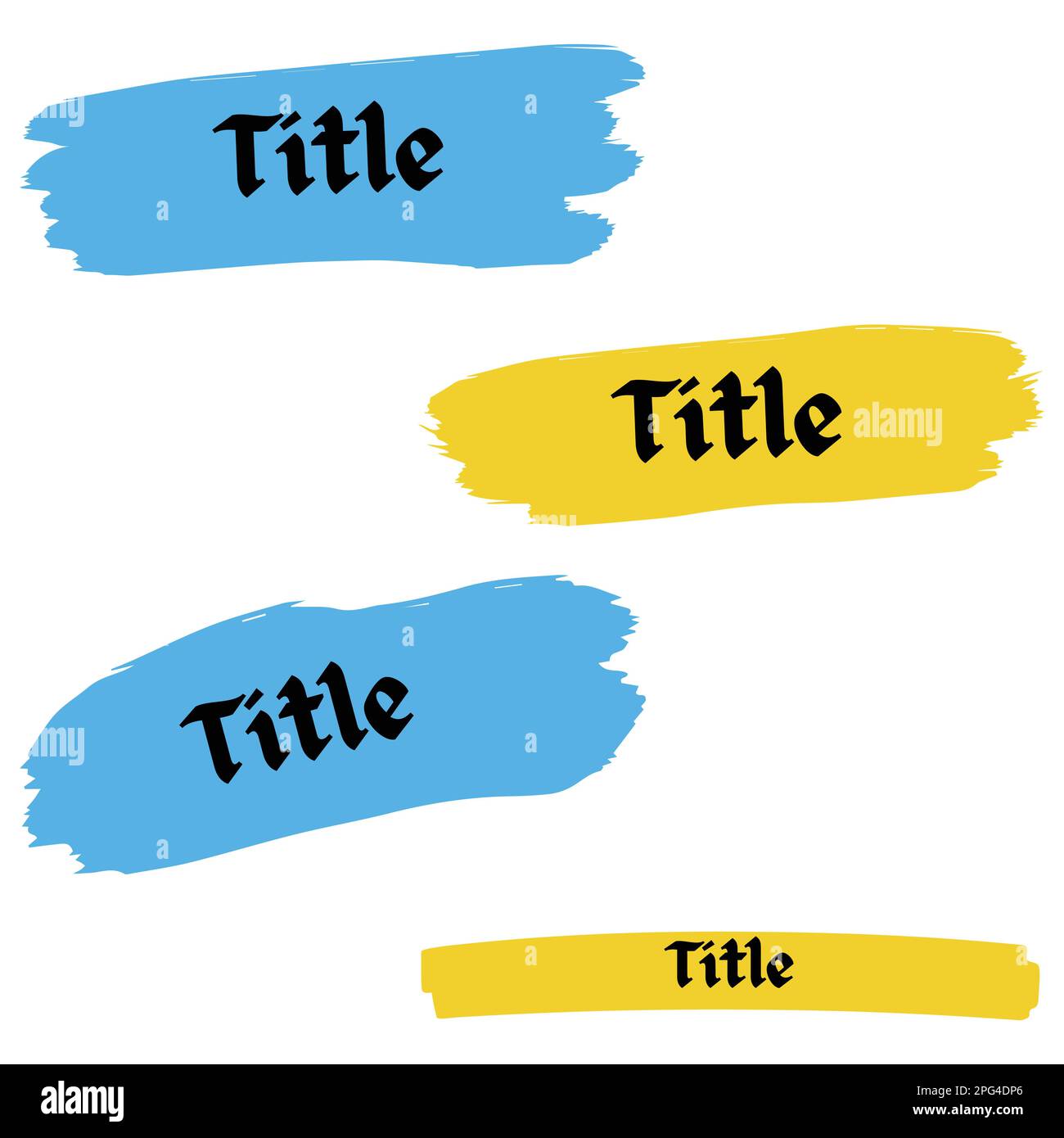 Title banner hi-res stock photography and images - Alamy